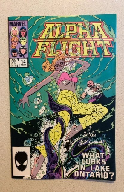 Alpha Flight #14 (1984) John Byrne 1st Elizabeth Twoyoungmen as an ...