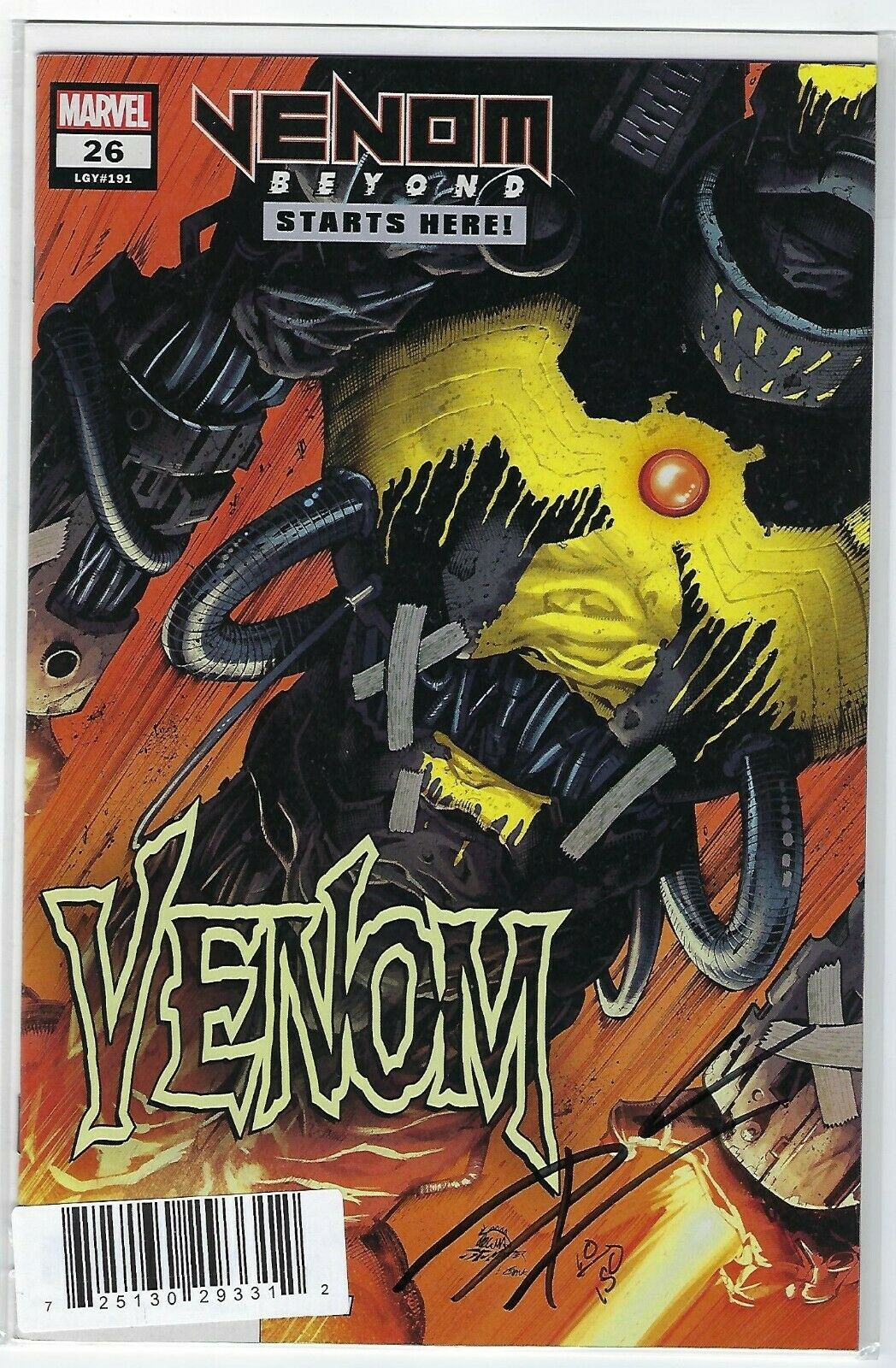 Venom # 26 Cover A Dynamic Forces Variant Signed Donny Cates NM Marvel ...