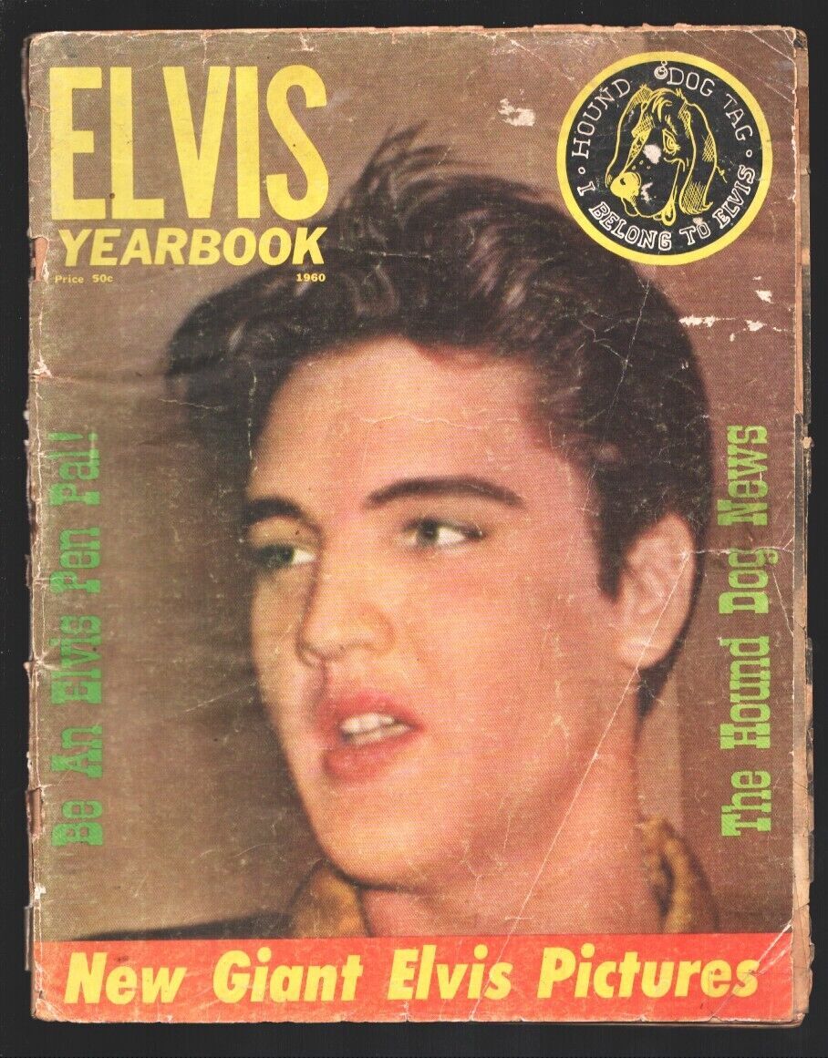 Elvis Yearbook 1960-Vintage Elvis yearbook-Photos & info from the early ...