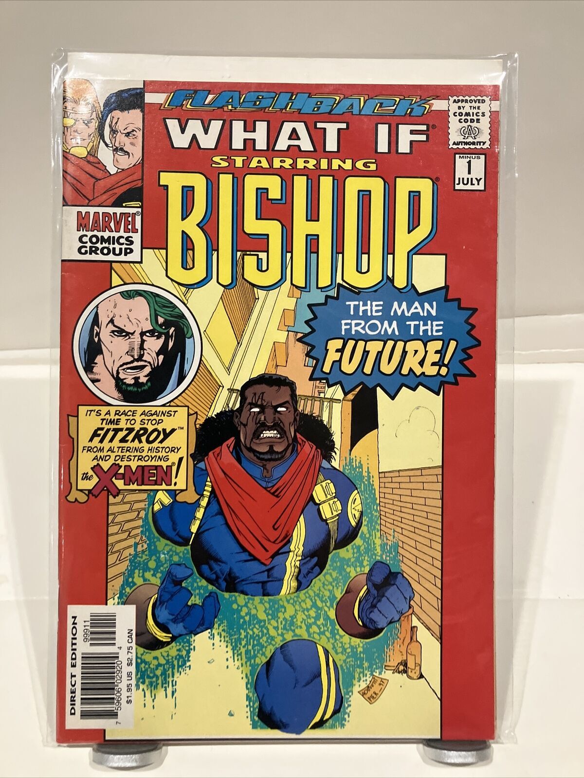 Flashback What if #1 Starring Bishop, 1997 Marvel Comics, NM- Condition ...