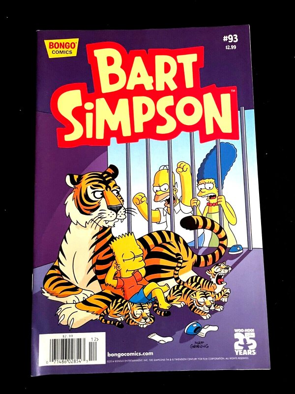 Simpson Comics Presents: Bart Simpson #93 2014 - HIGH GRADE | Comic ...
