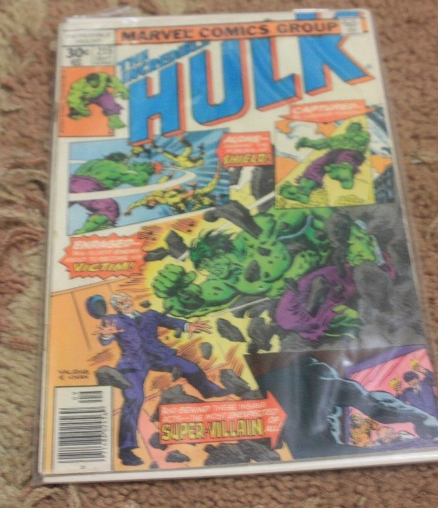 Incredible Hulk comic # 215 1977, Marvel shield general ross bi beast ...