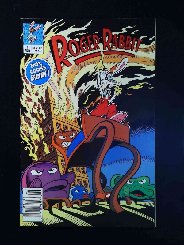 Roger Rabbit #9 Walt Disney Comics 1991 Vf Newsstand | Comic Books ...