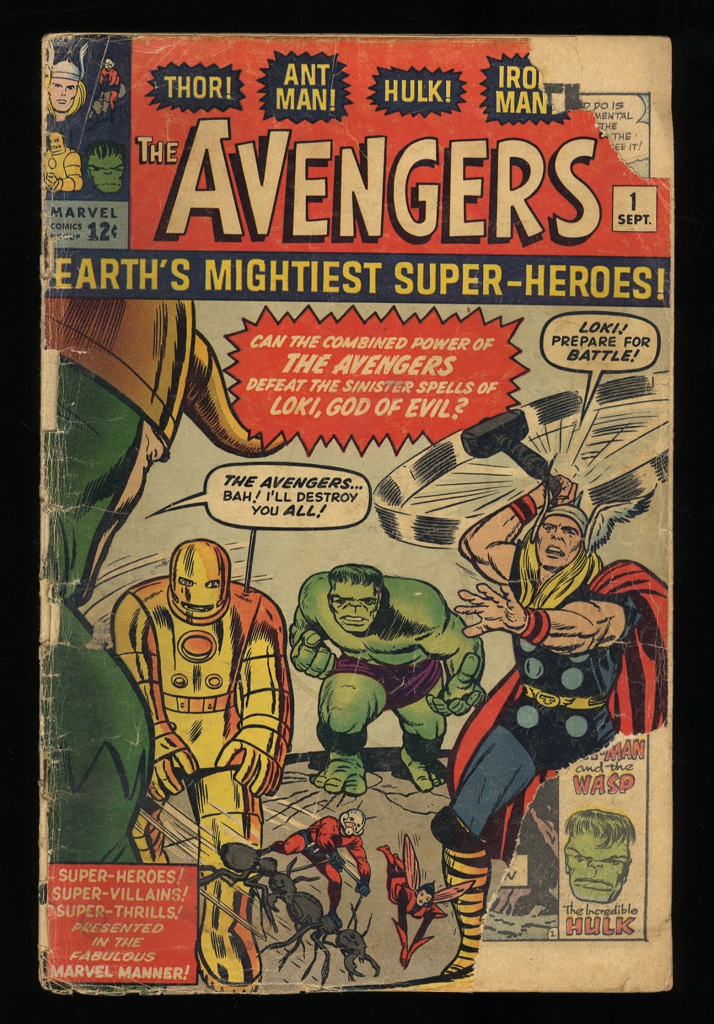 Avengers #1 Inc 0.3 See Description Thor Captain America Iron Man Hulk ...