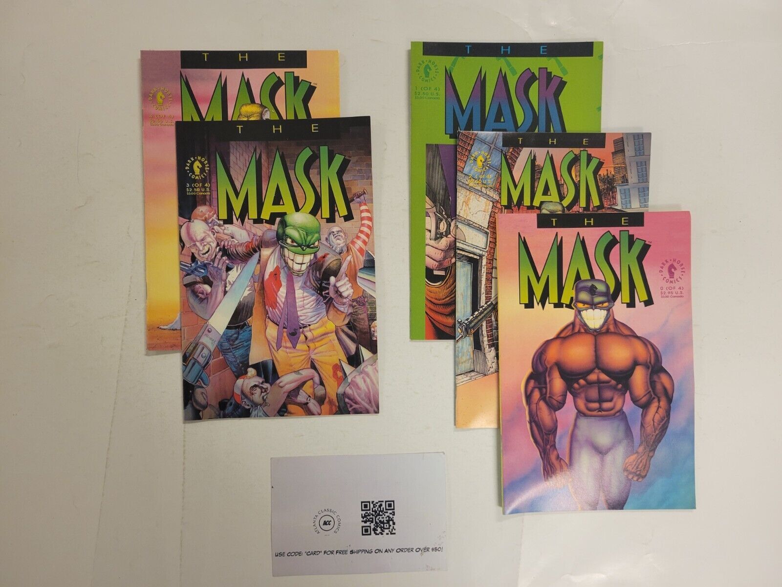 5 The Mask Dark Horse Comic Books #0 1 2 3 4 5 Series 2 TJ36 | Comic ...