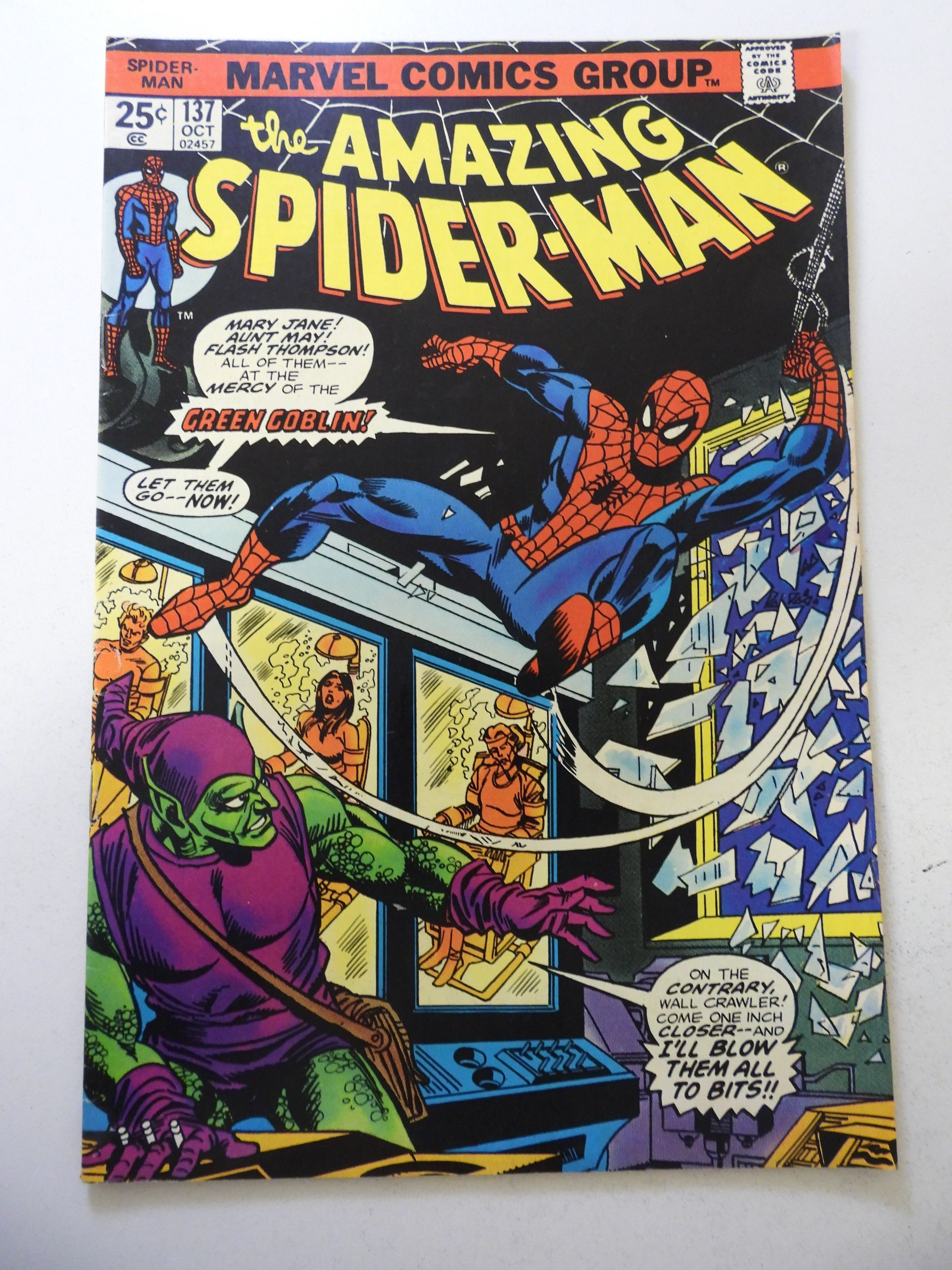 The Amazing Spider-Man #137 (1974) FN Condition MVS Intact | Comic ...