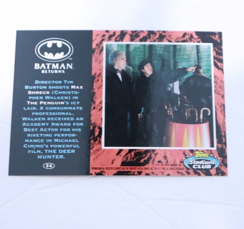 1992 Batman Returns Stadium Club #54 | Comic Collectibles - Trading ...