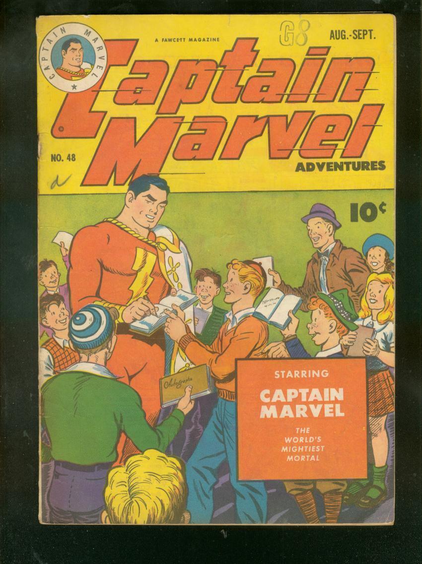 Captain Marvel Adventures #48 1945-Sivana & Steamboat VG | Comic Books ...
