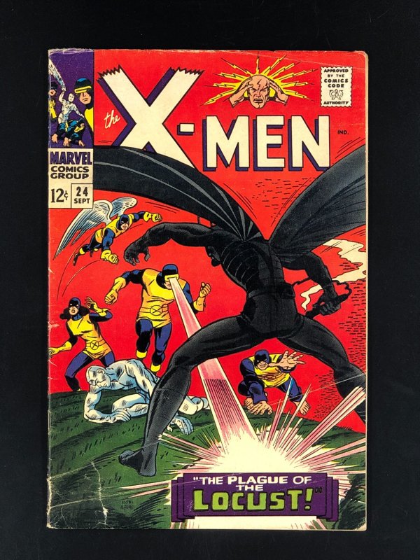 The X-Men #24 (1966) VG- 1st Appearance and Origin of the Locust ...