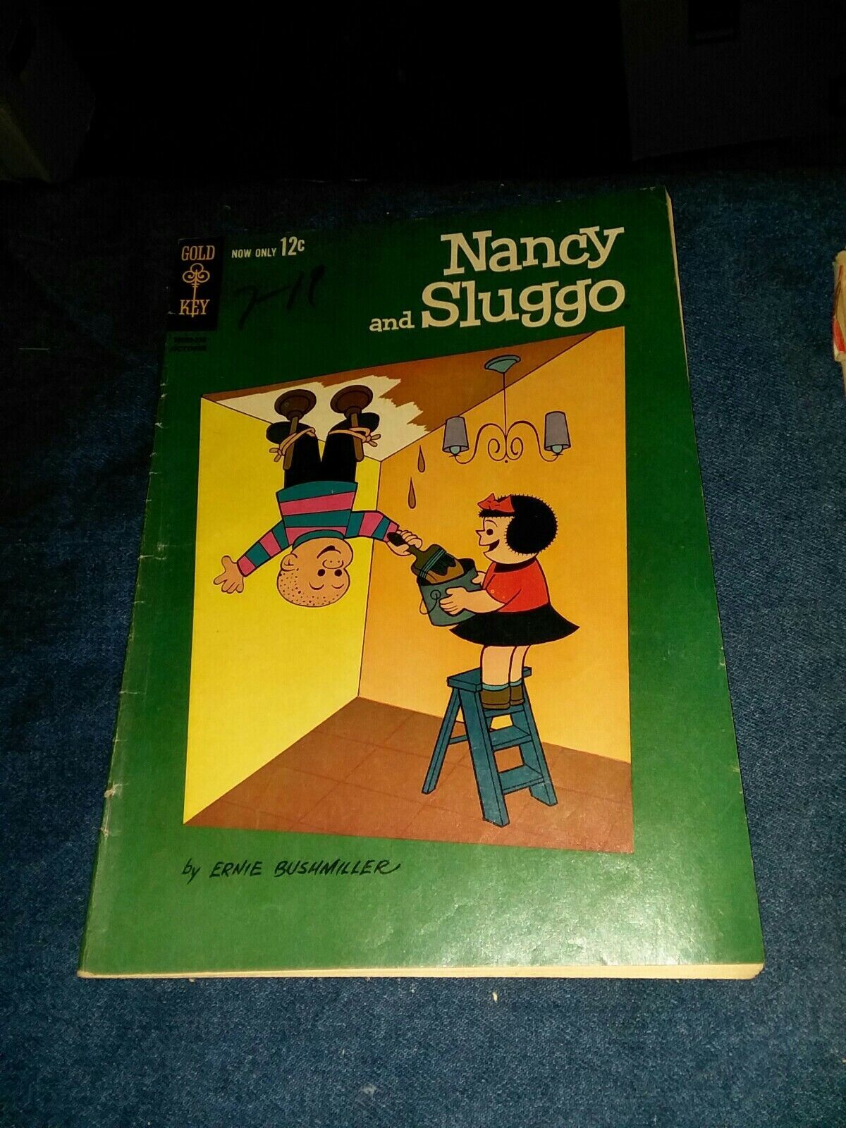 Nancy and Sluggo #188 Gold key 1962 Silver age peanuts charlie brown ...