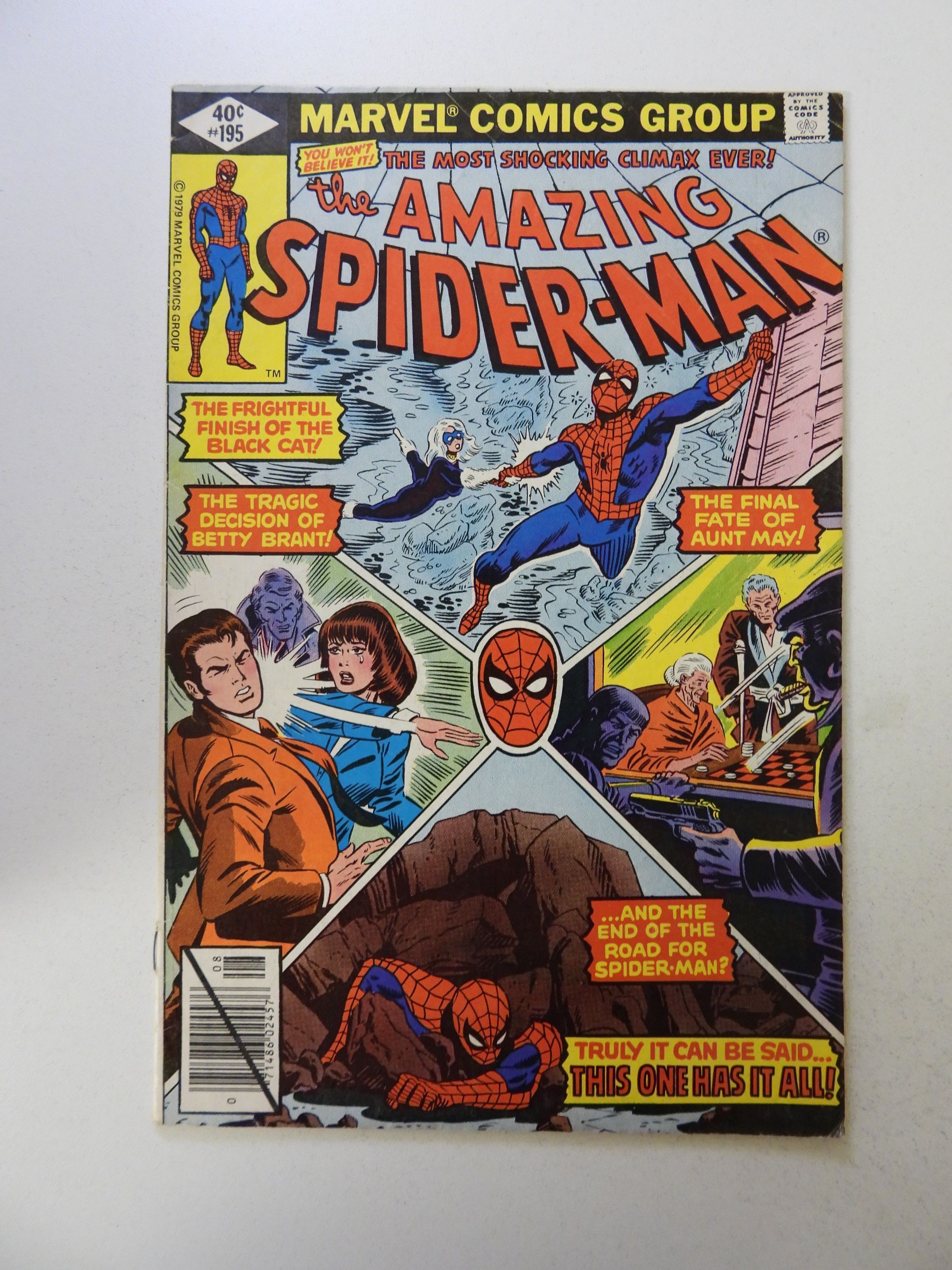 The Amazing Spider-Man #195 (1979) 2nd appearance of Black Cat VG ...