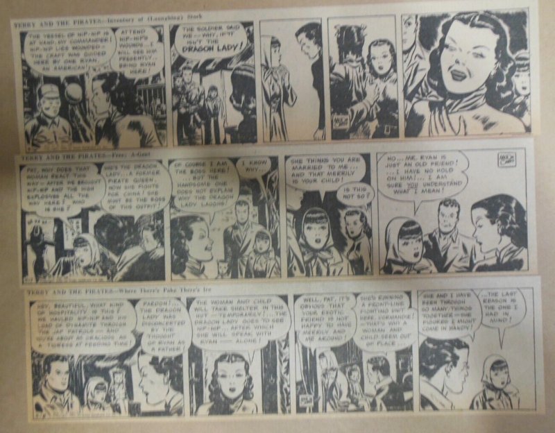 (26) "Terry and the Pirates" Dailies by Milton Caniff from 5,1942 3 x ...