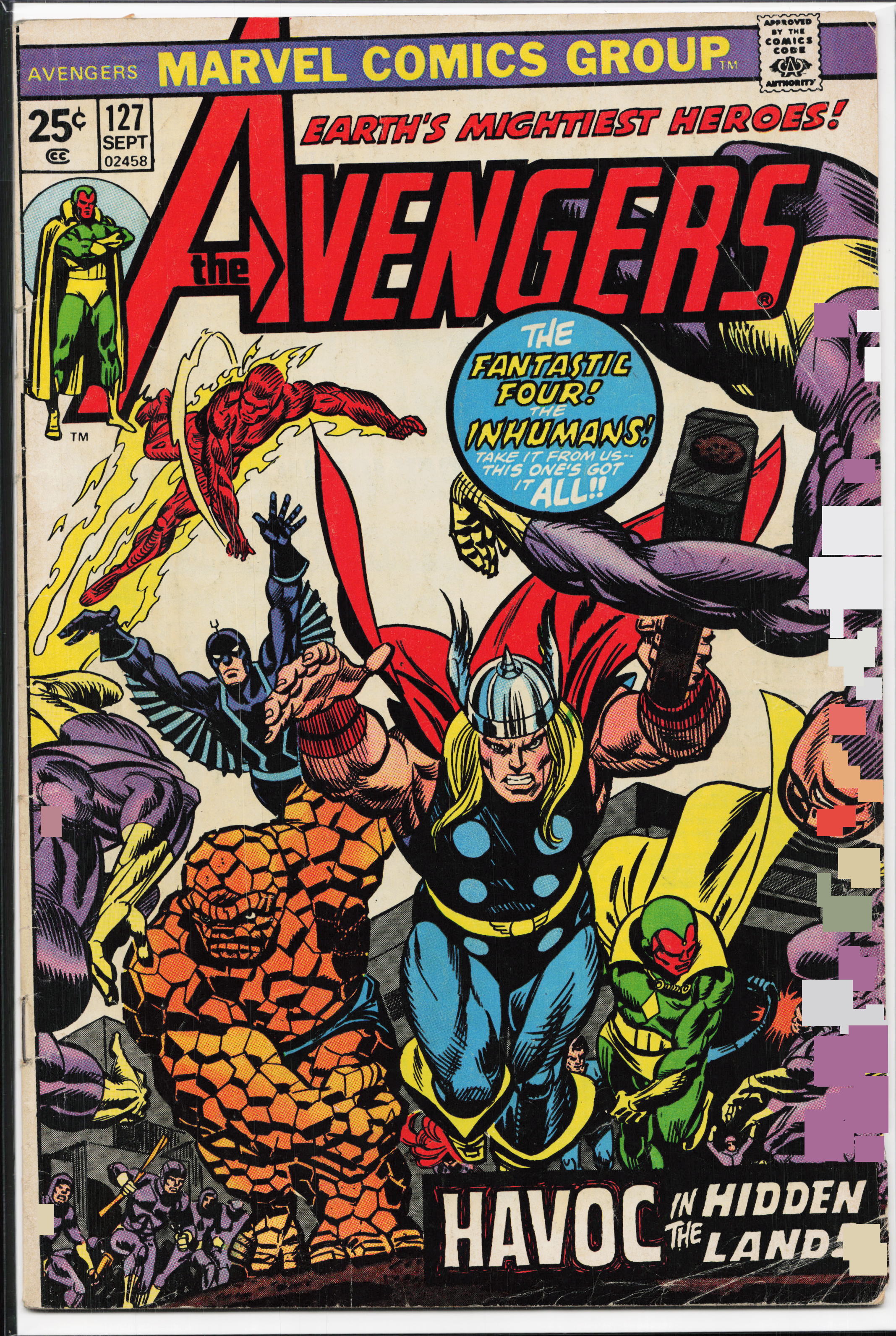 The Avengers #127 (1974) The Avengers [Key Issue] | Comic Books - Bronze Age, Marvel, Avengers ...