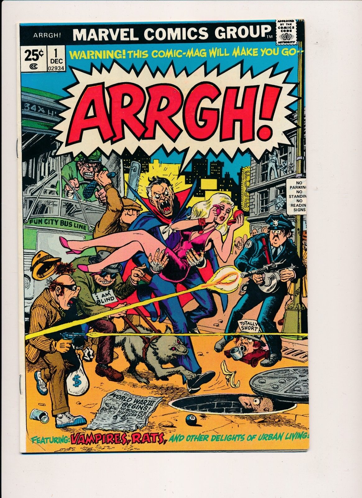 Marvel Comics ARRGH! #1,2 Vampire / Monster - Stan Lee etc. (PF71 ...