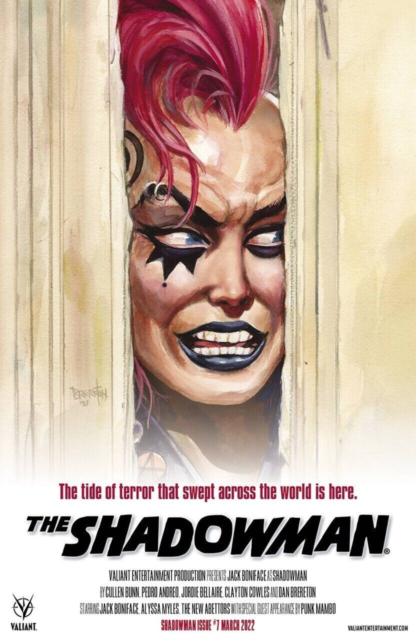 Shadowman (2021) #7 NM Horror "Shining" Remake Movie Poster Variant ...