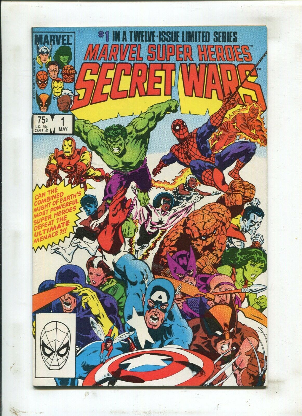 Marvel Super-Heroes Secret Wars #1 - DE - Blue Galactus (9.2 OB) 1984 ...