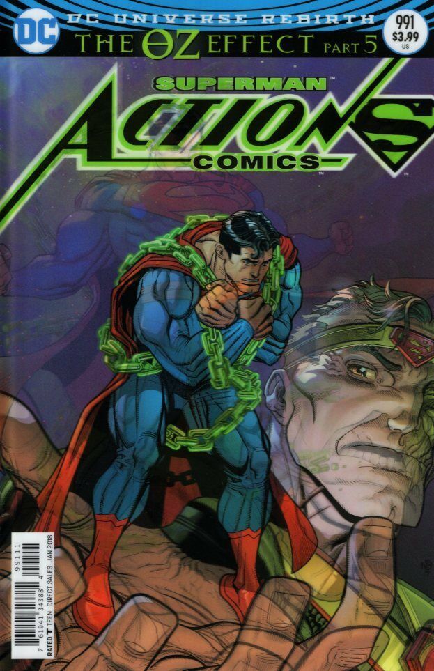 Action Comics #991 Lenticular Comic Book 2017 Oz Effect - DC 3D | Comic ...