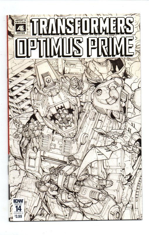 Transformers Optimus Prime #14 Artist's Edition Variant - IDW - 2017 ...