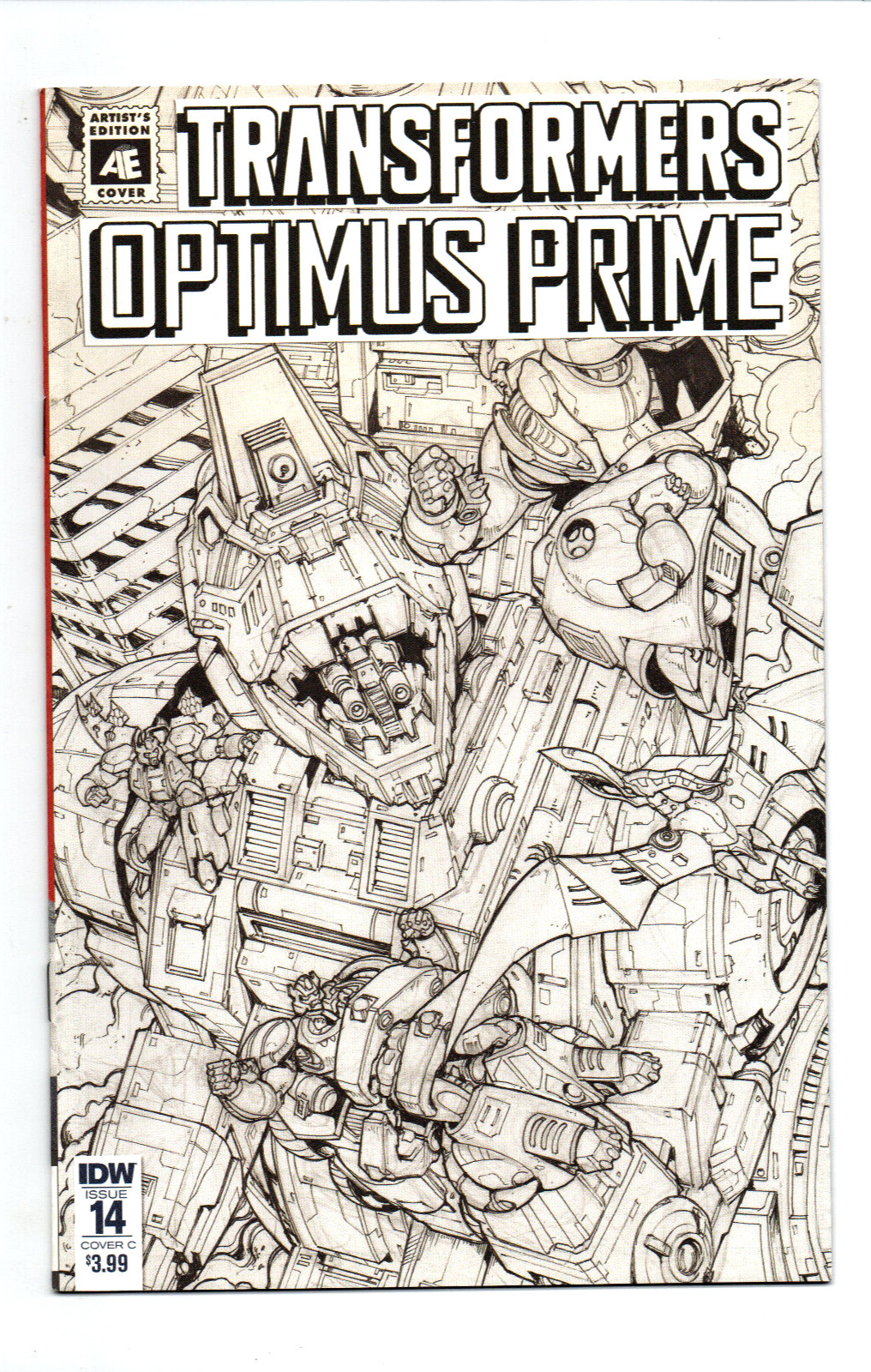 Transformers Optimus Prime #14 Artist's Edition Variant - IDW - 2017 ...
