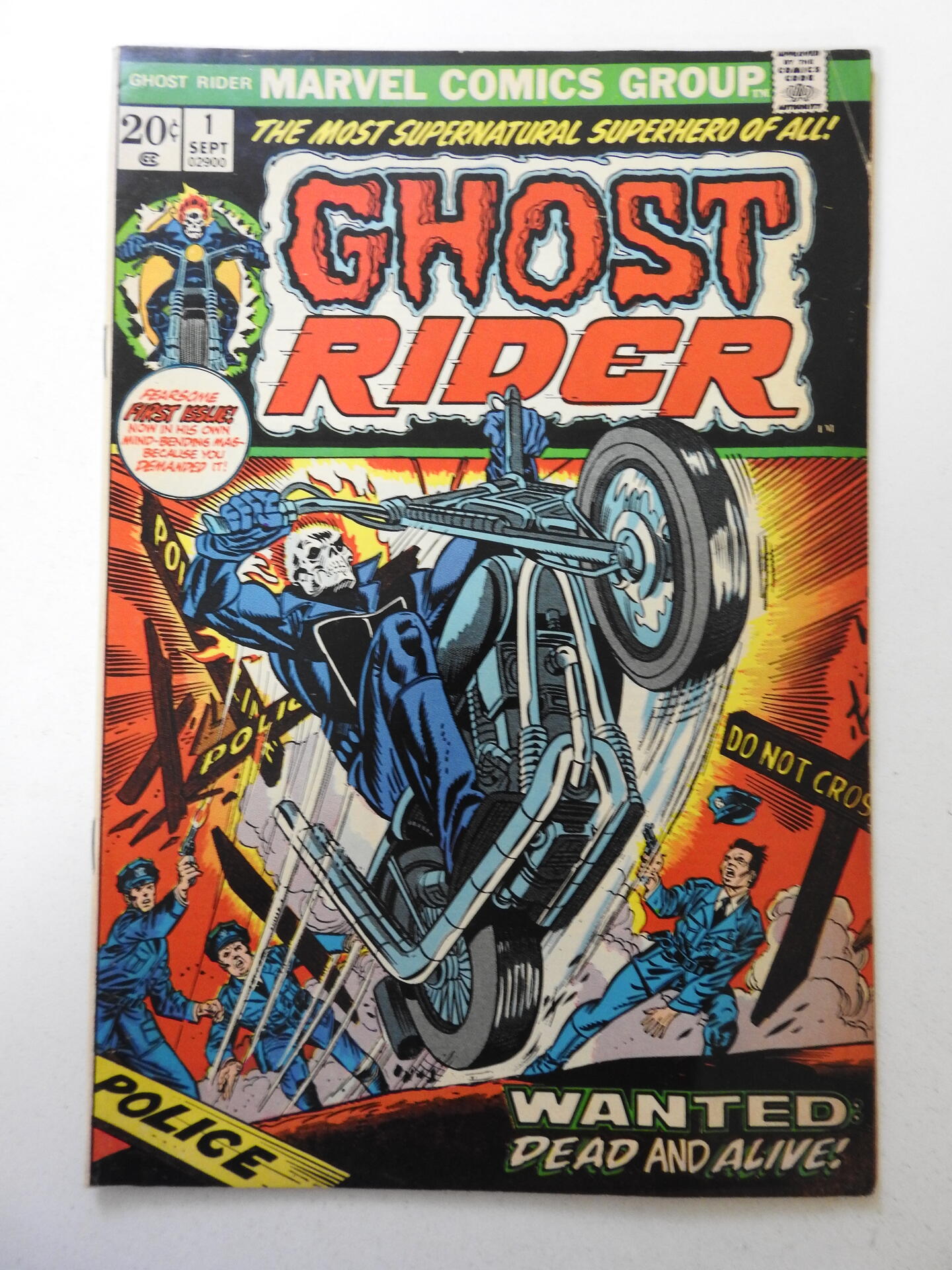 Ghost Rider #1 (1973) VG Condition! Moisture stain | Comic Books ...