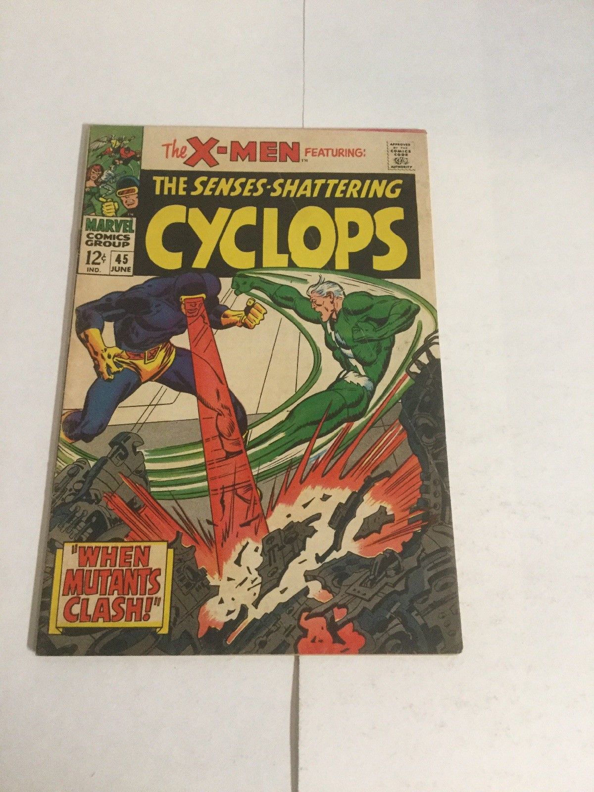 X-Men 45 Vg- Very Good- 3.5 Marvel Comics Silver Age | Comic Books ...