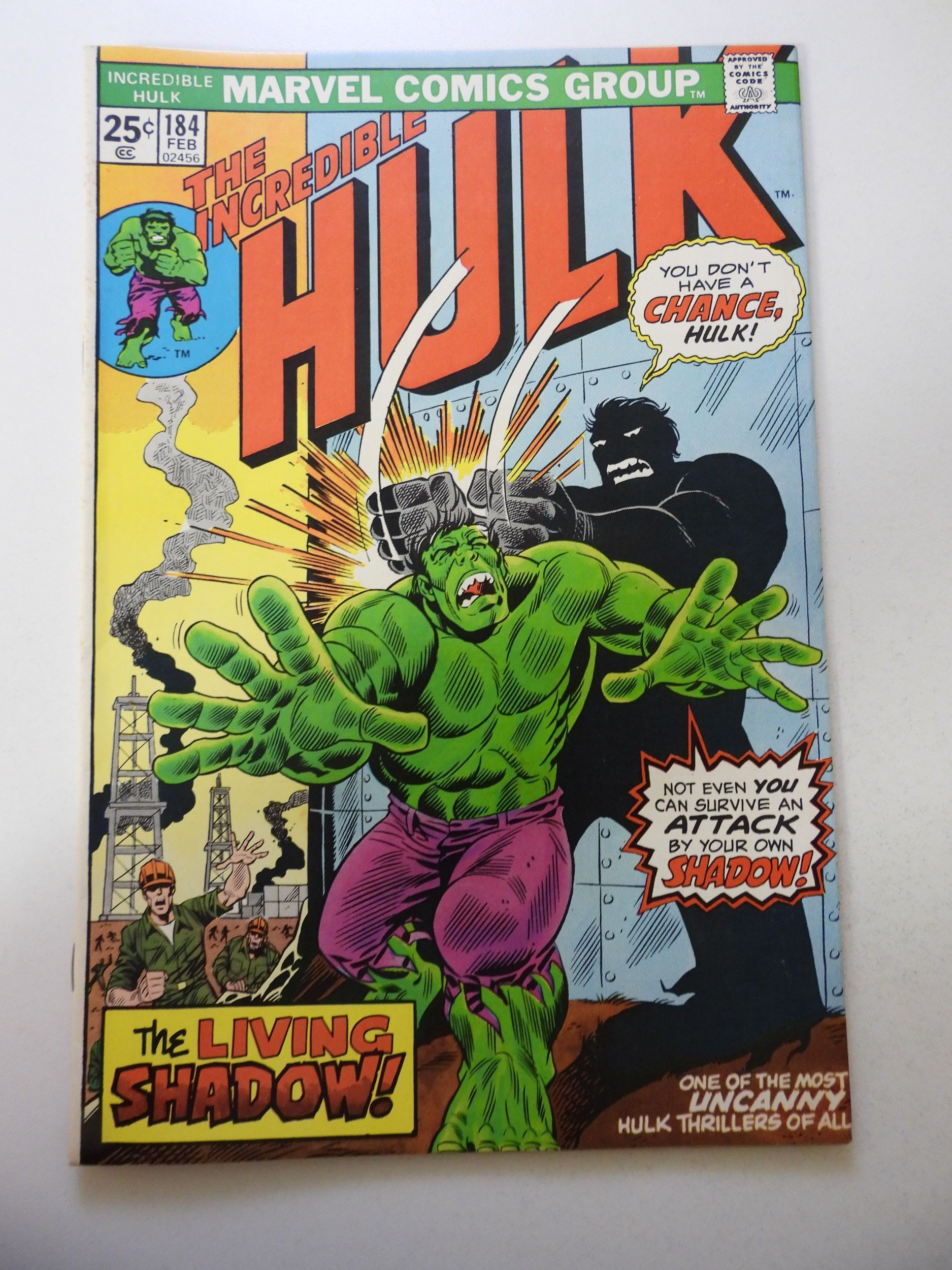 The Incredible Hulk #184 (1975) FN+ Condition MVS intact | Comic Books ...