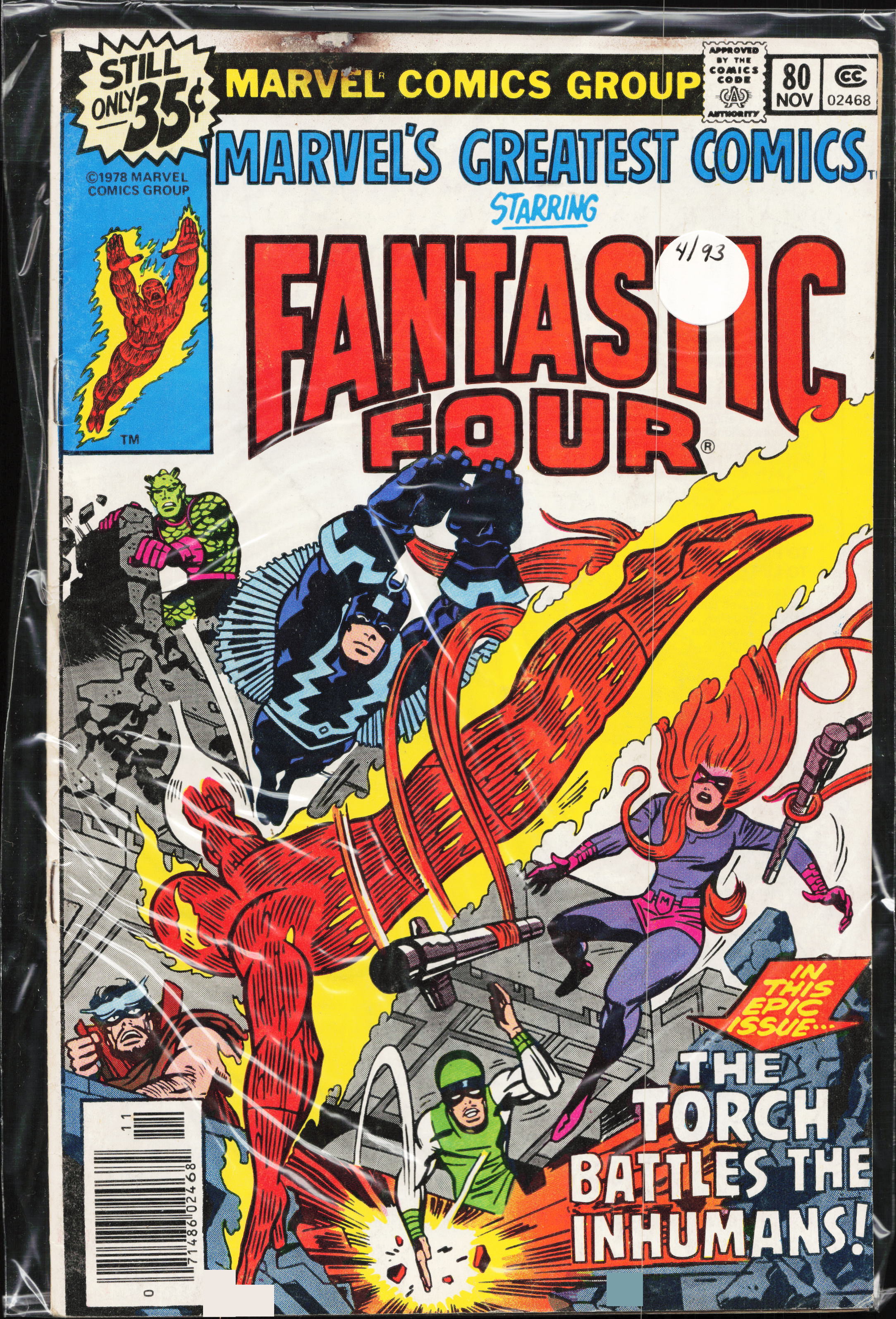 Marvel's Greatest Comics #80 (1978) Fantastic Four | Comic Books ...