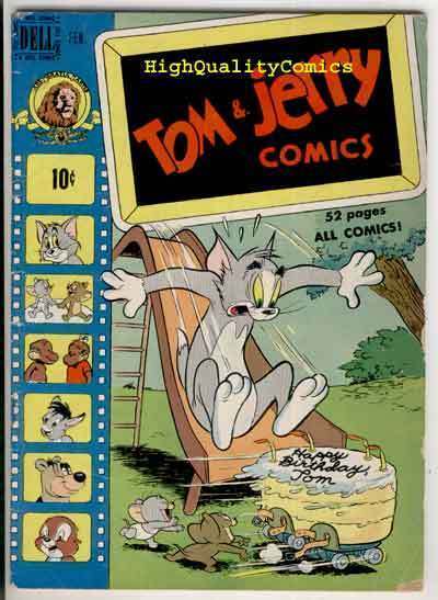 TOM & JERRY #67, VG+, Wuff, 1950, Barney Bear, Droopy | Comic Books ...