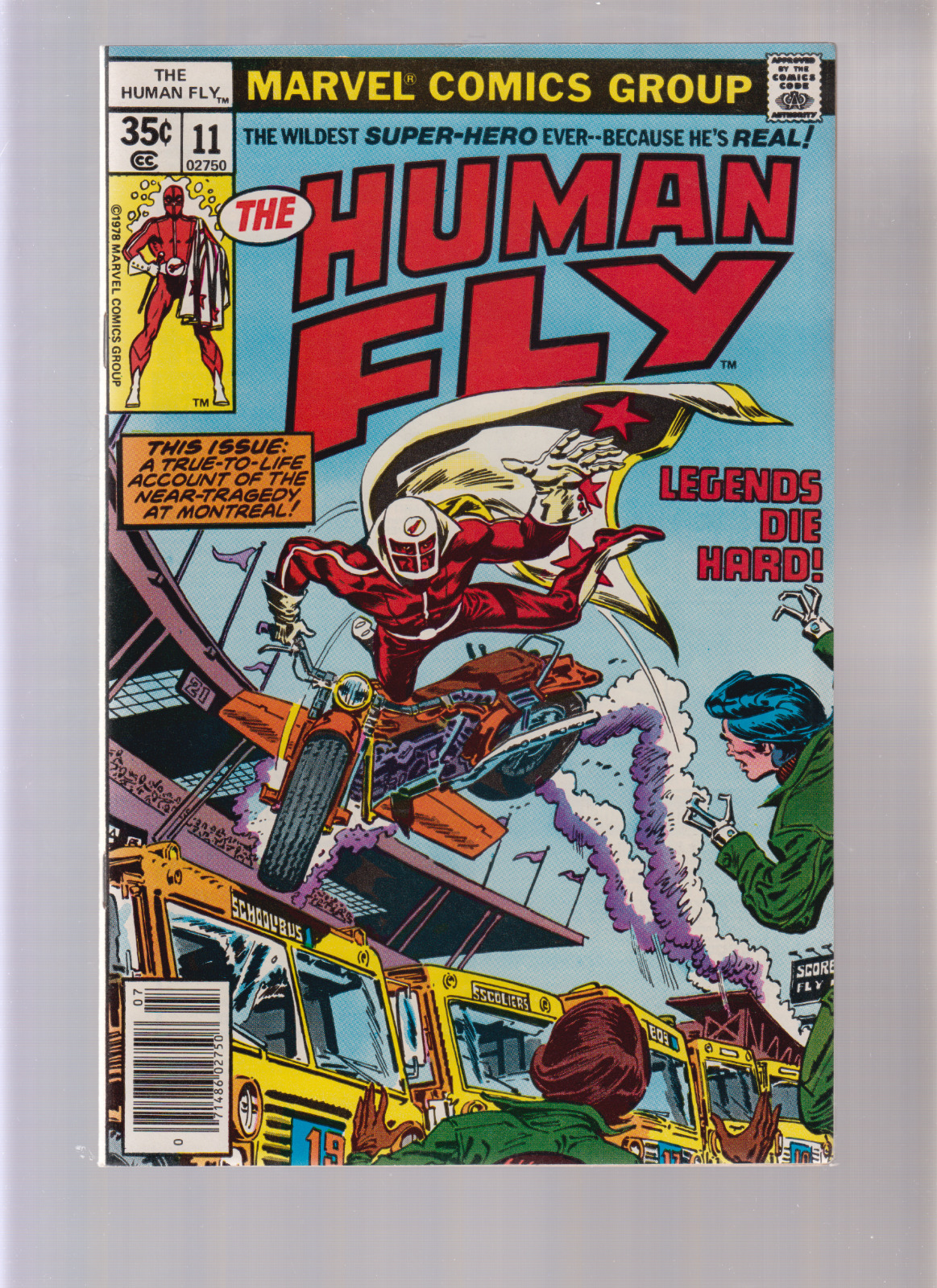 Human Fly #11 - "Silver Charity, Sudden Death". (9.2) 1978 | Comic ...