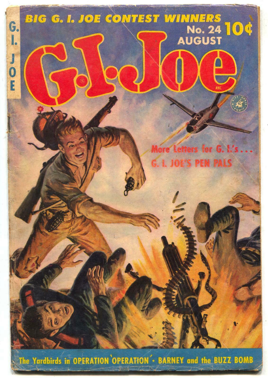 G.I. Joe #24 1953- Saunders cover- DECARLO art VG | Comic Books ...