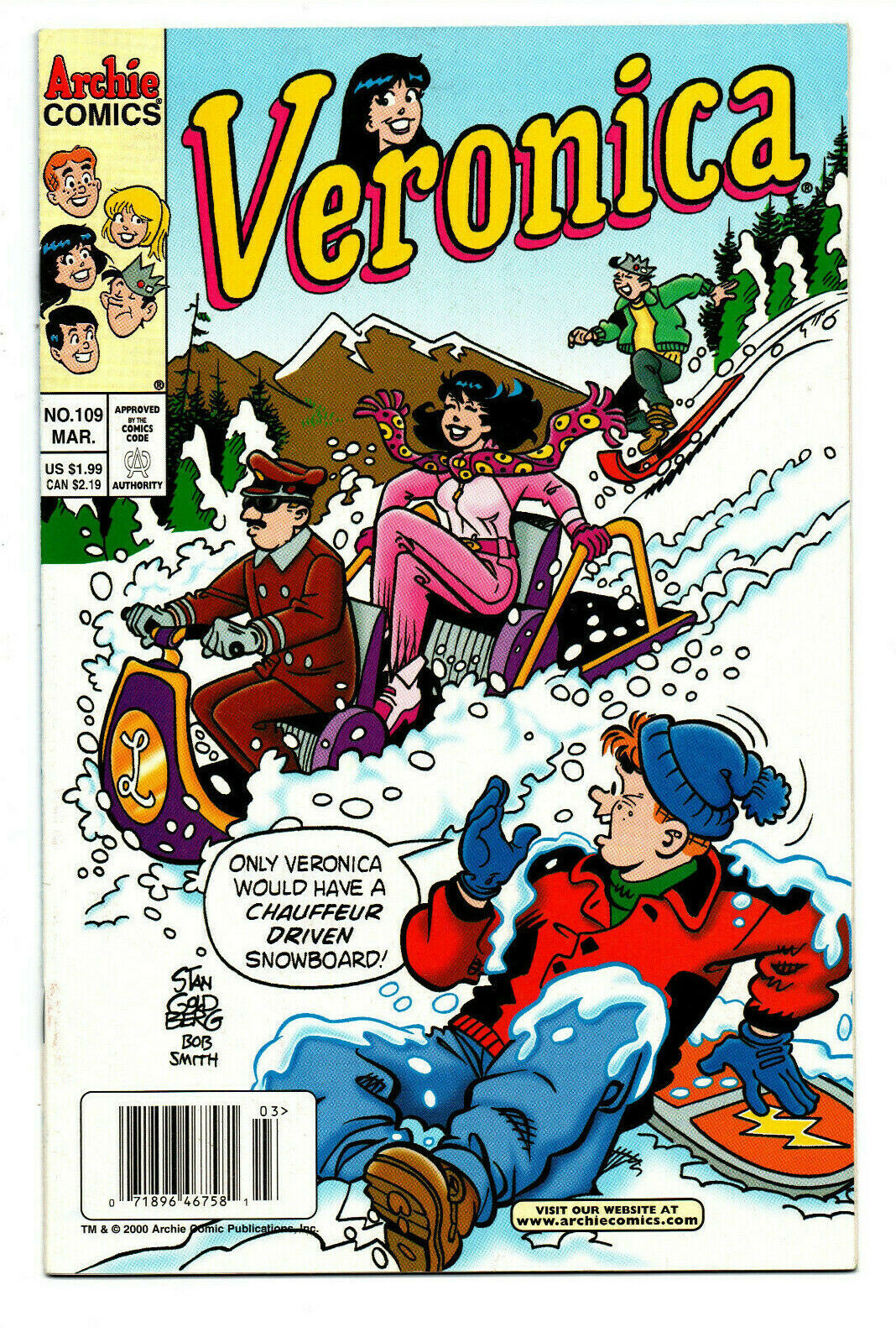 Veronica #109 newsstand - Archie Comics - 2001 - VF | Comic Books ...