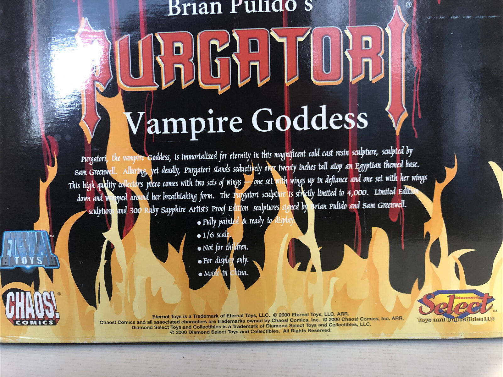 Purgatory (2000) Vampire Goddess| Brian Pulido’s | Eternal Toys| Chaos ...