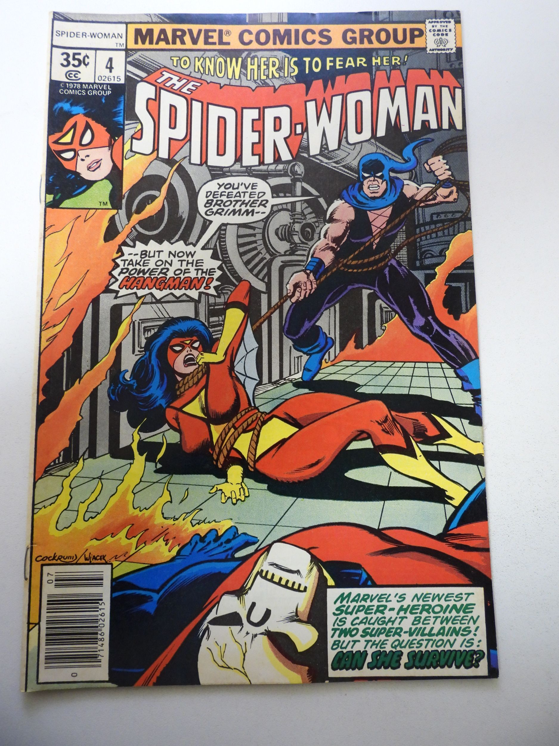 Spider-Woman #4 (1978) VF- Condition | Comic Books - Bronze Age, Marvel ...
