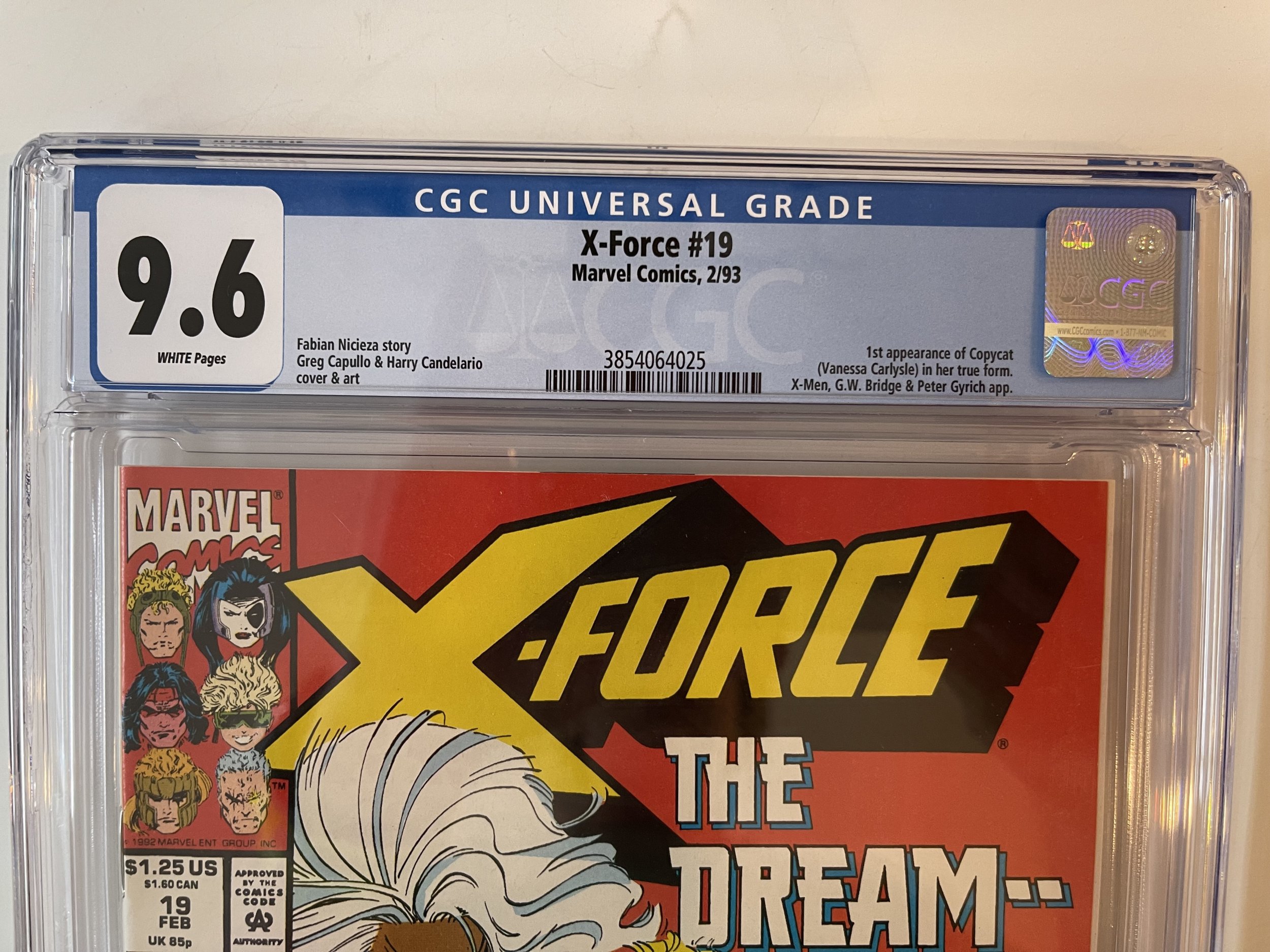 X-Force 19 cgc 9.6 - 1st appearance of Copycat Storm cover X-Men Marvel ...