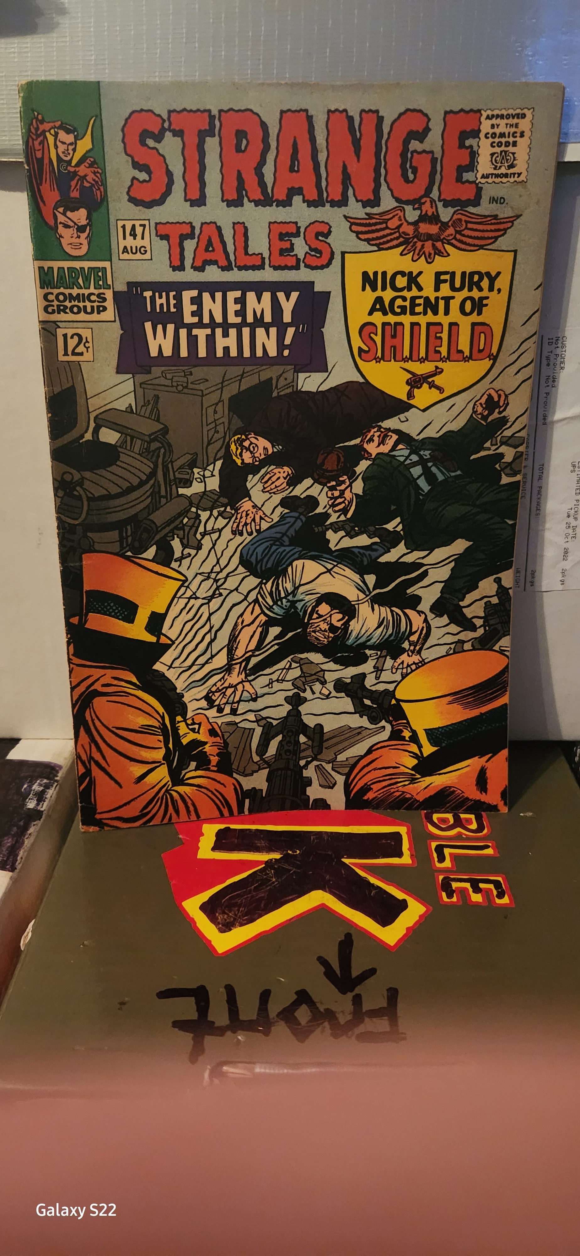 Strange Tales #147 1966 Marvel RARE VINTAGE KEY! 1ST APP-KALUU!! (G/VG ...
