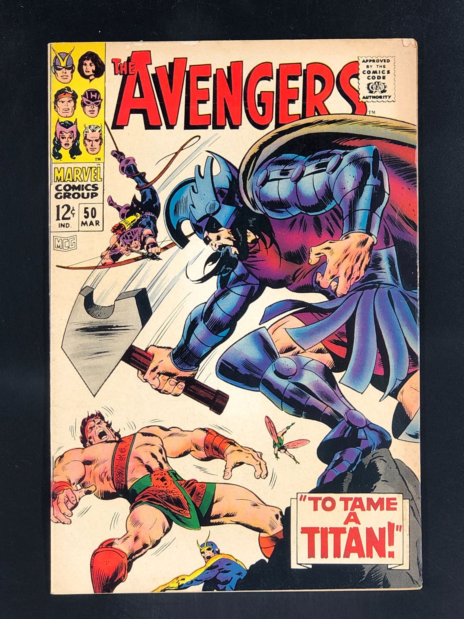 The Avengers #50 (1968) 1st Cameo Appearance of Apollo | Comic Books ...