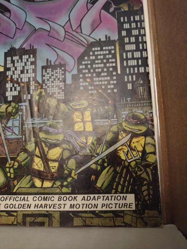 Teenage Mutant Ninja Turtles The Movie Comic Book 1990 low grade ...