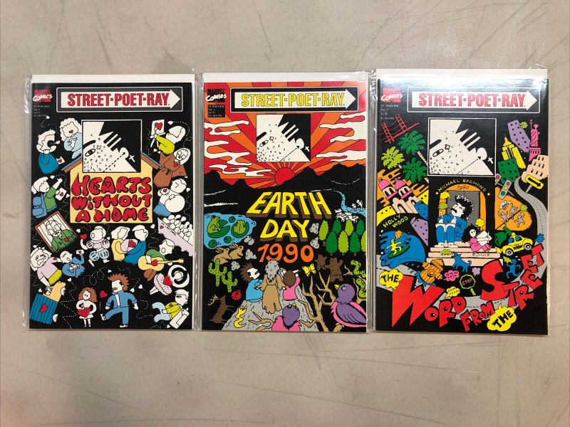 Street Poet Ray (1990) #1 2 3 (NM) Complete Set Junko Hosizawa art ...