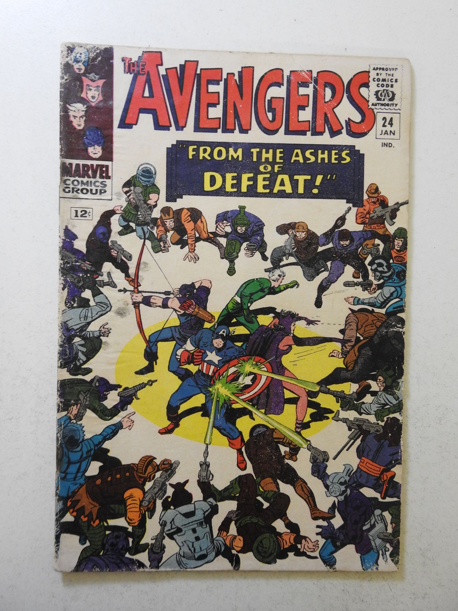 The Avengers #24 (1966) GD+ Condition moisture damage, mold | Comic ...