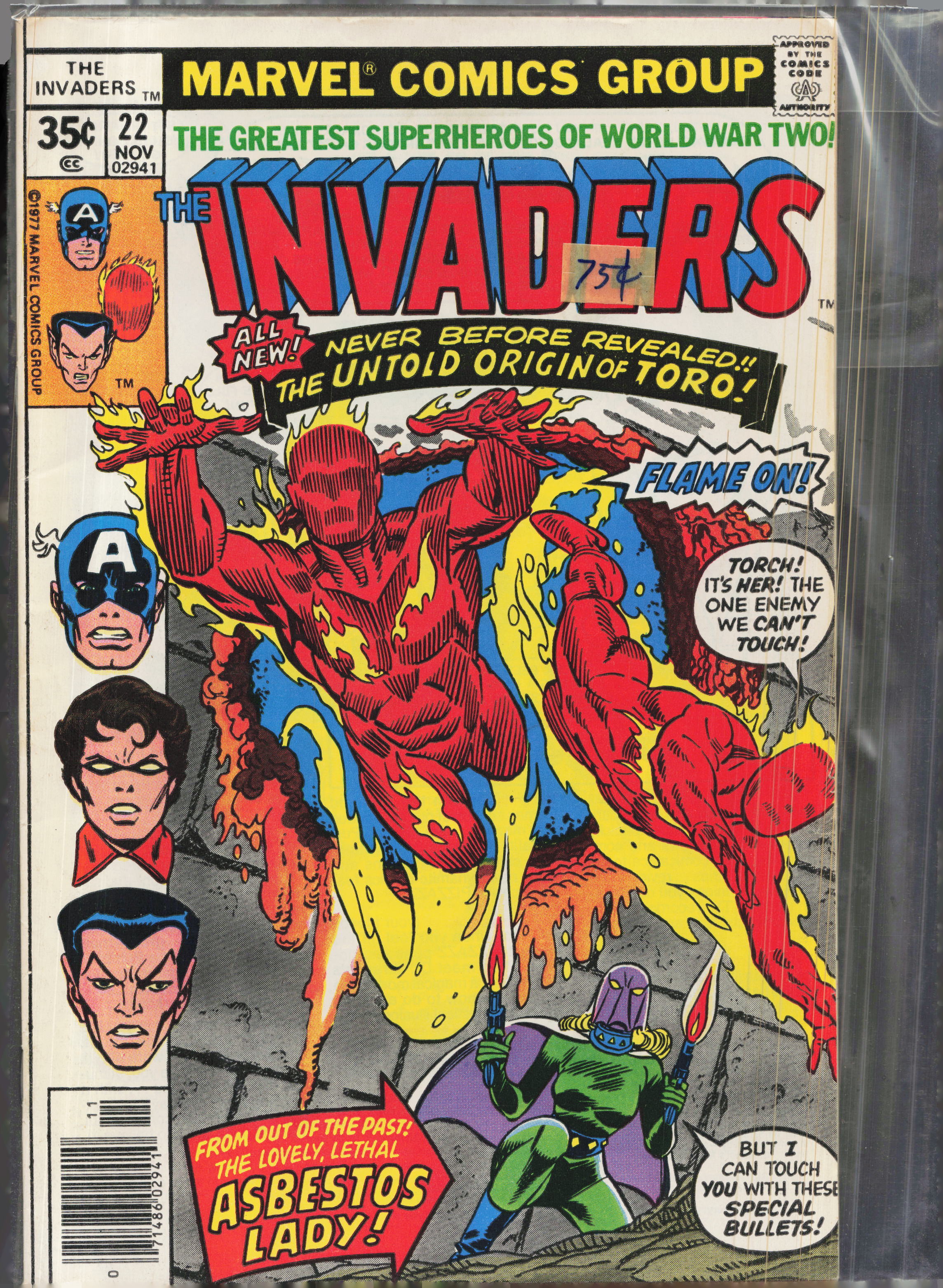 The Invaders #22 (1977) The Invaders | Comic Books - Bronze Age, Marvel ...