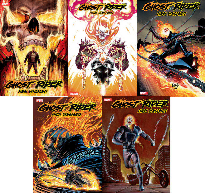 (2024) Ghost Rider Final Vengeance #1 5 Variant Cover Set! Foil ...