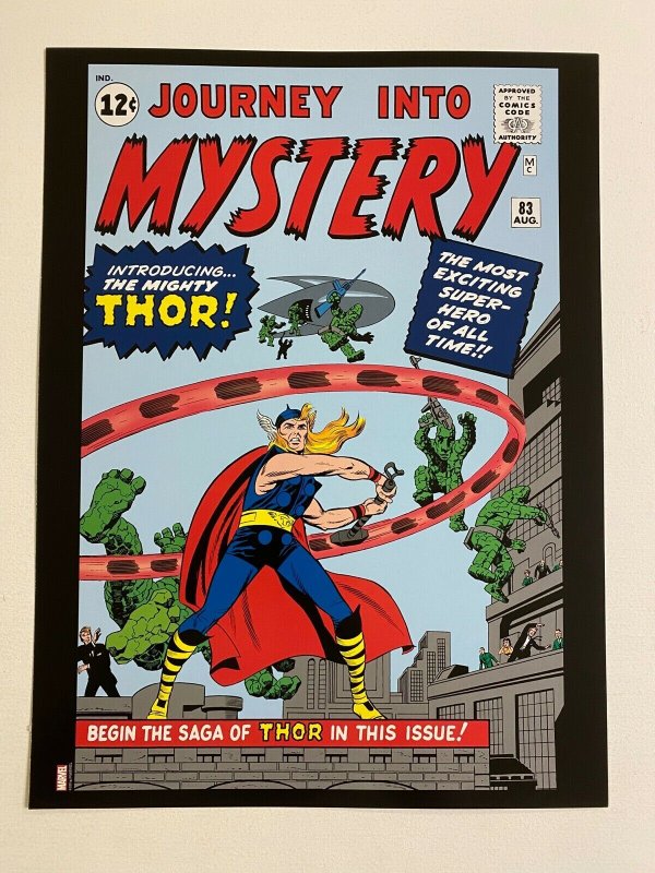 Journey Into Mystery #83 1st appearance Thor Marvel Comics poster by ...