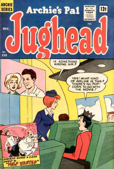 Archie's Pal Jughead #115 VG ; Archie | low grade comic December 1964 ...