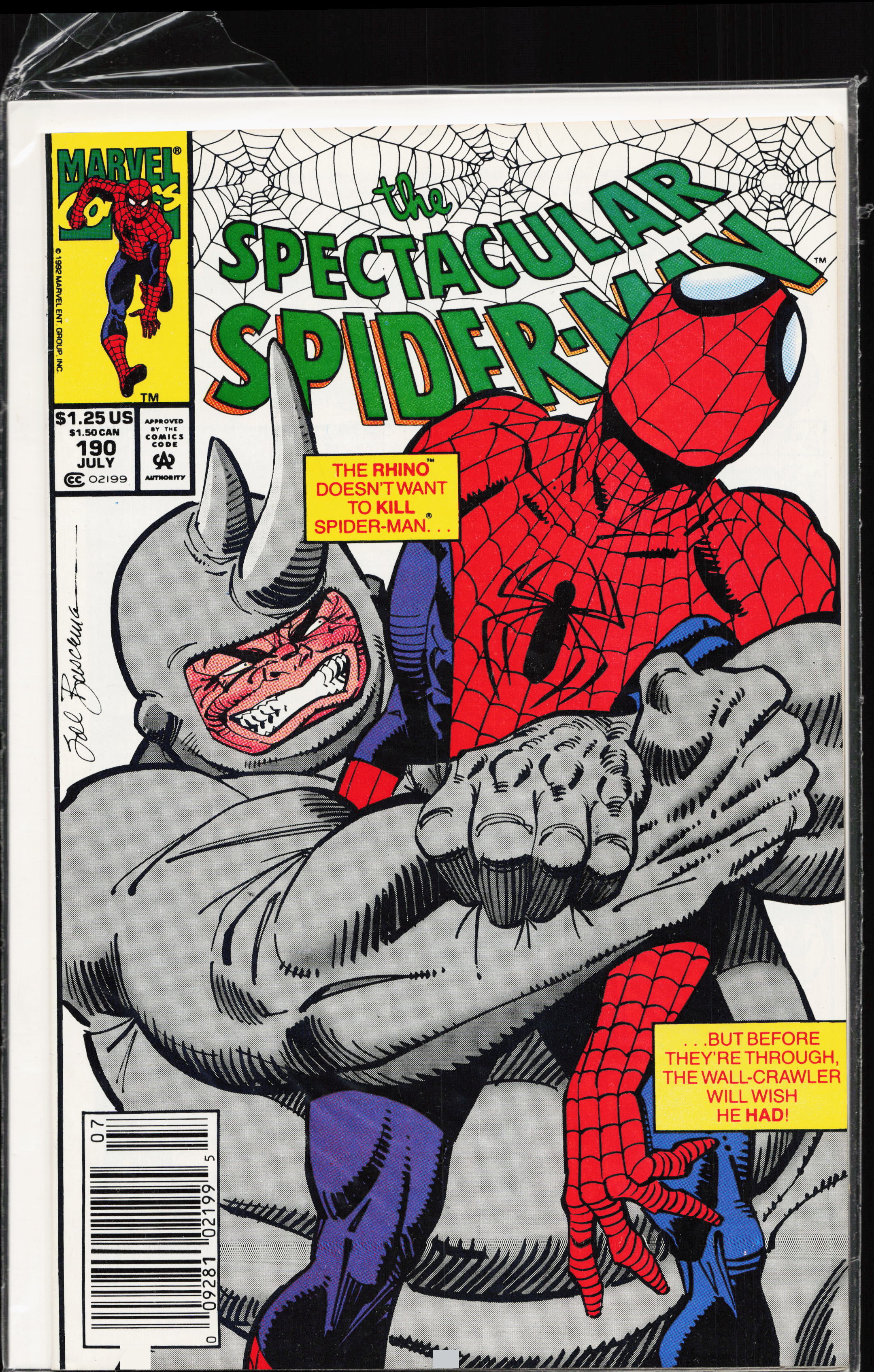 The Spectacular Spider-Man #190 (1992) Spider-Man | Comic Books ...