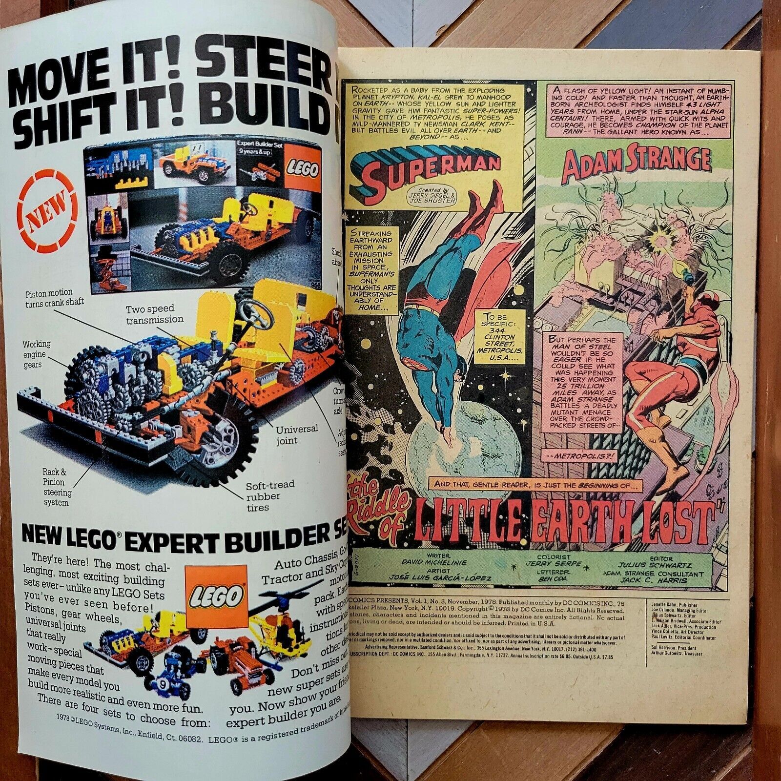 DC Comics Presents #3 HIGH GRADE (1978) SUPERMAN & ADAM STRANGE ...