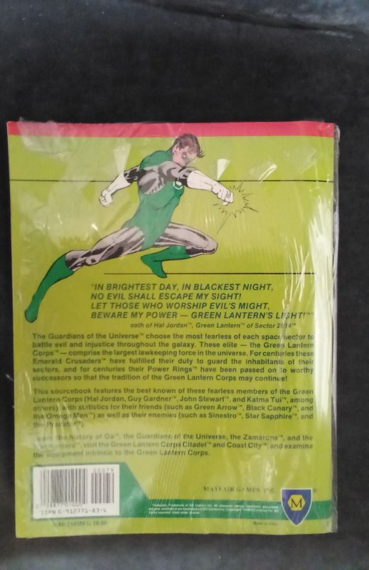 DC Heroes Role Playing Reference Green Lantern Corps | Graphic Novels ...
