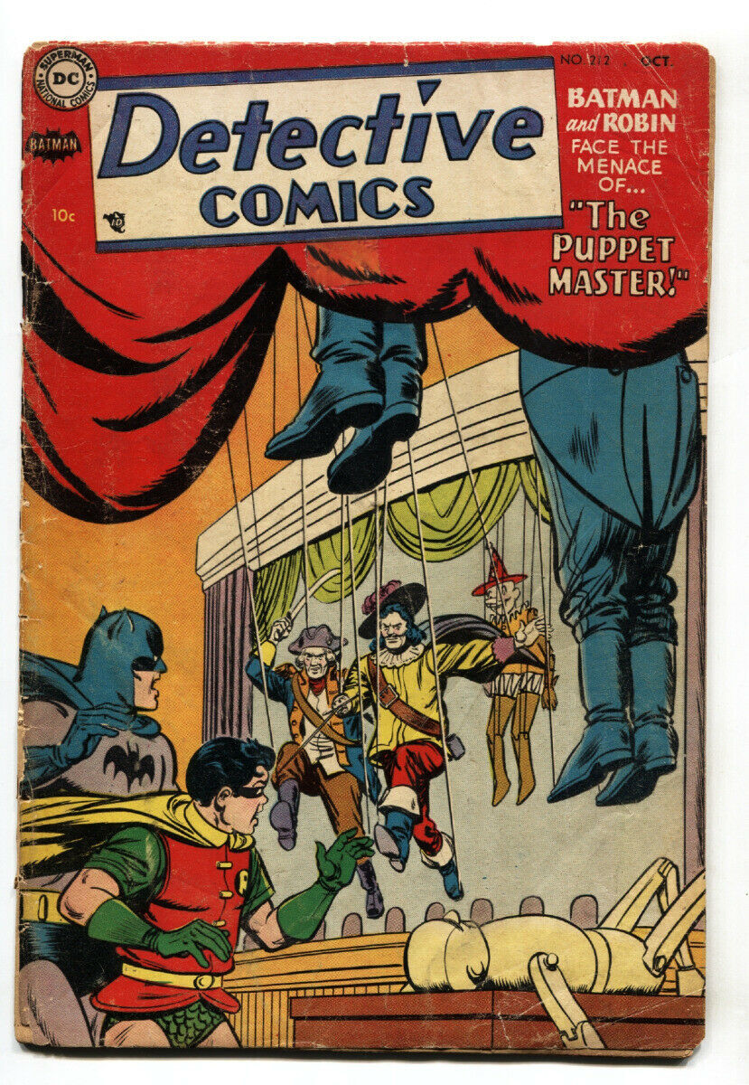 Detective #212 1954-Dc-Batman-Robin-Mysto-Captain Compass Fr | Comic ...