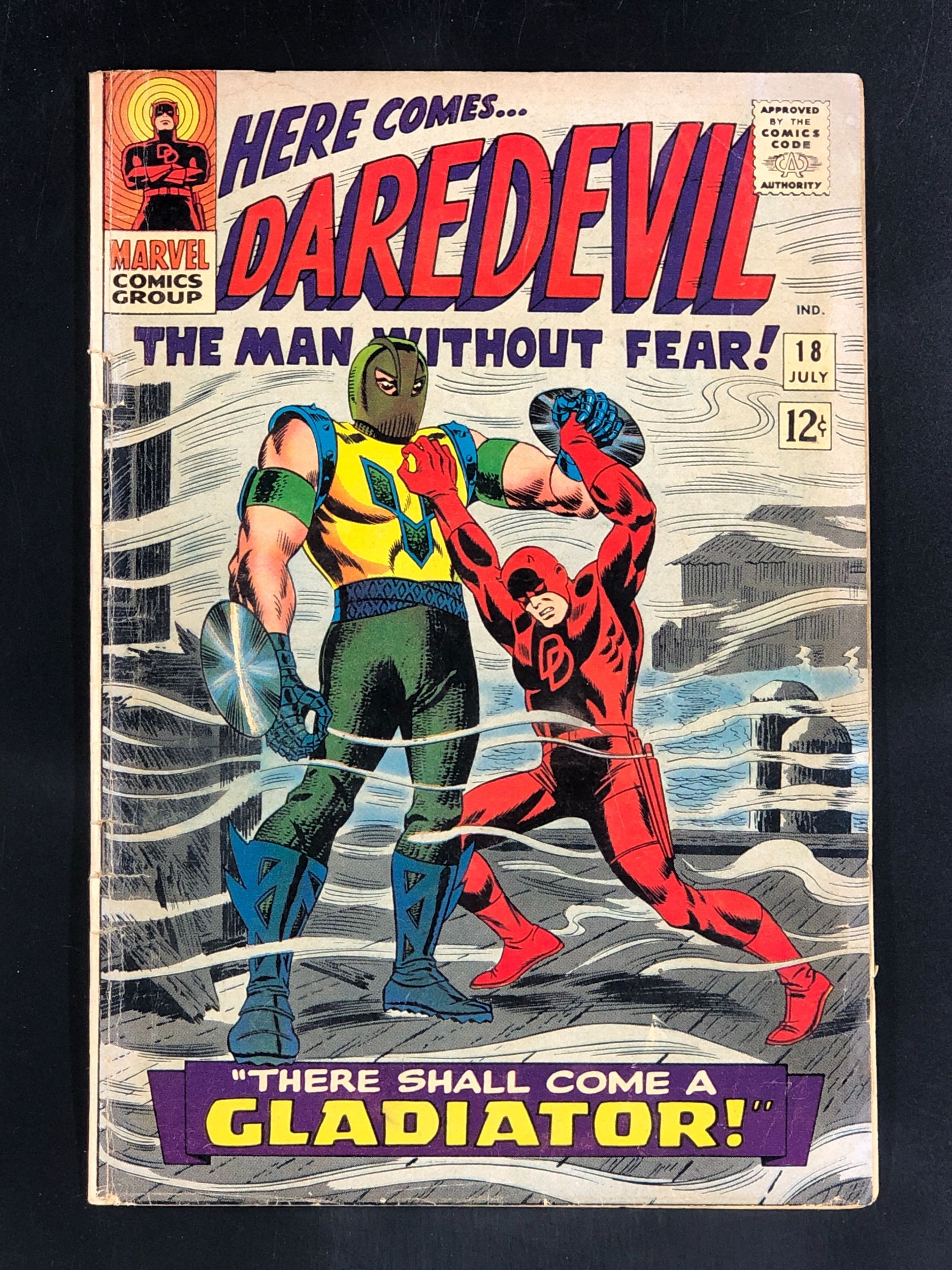Daredevil #18 (1966) 1st Appearance and Origin of Gladiator | Comic ...