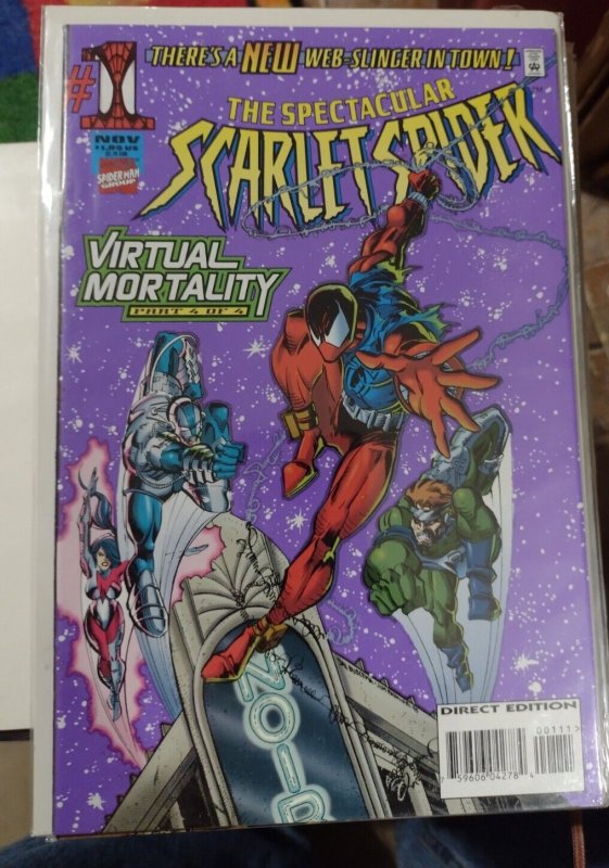 Spectacular Scarlet Spider # 1 1995 Marvel Buscema Variant BEN Reilly ...