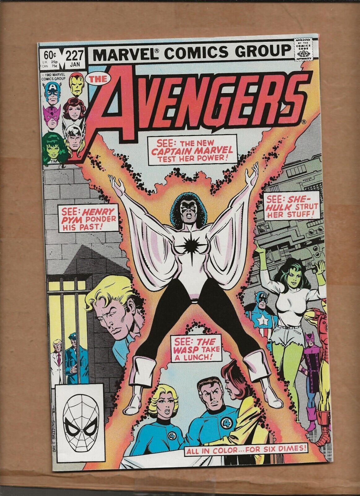 AVENGERS #227 2nd Appearance Monica Rambeau CAPTAIN MARVEL SPECTRUM ECT ...